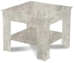 ARTUR konferenční stolek 67 X 67, beton světlý