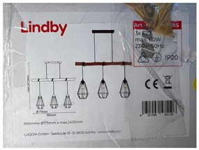 Lindby Lindby - Lustr na lanku ELDARION 3xE27/60W/230V LW1239