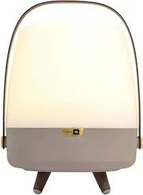 Lite-Up Play šedá / Přenosná lampa s reproduktorem / LED