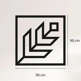 Geometrická dekorace na zeď čtvercová | SENTOP HDF0397-C