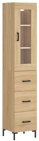 Skříň highboard dub sonoma 34,5 x 34 x 180 cm kompozitní dřevo,  3199236