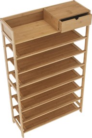 Botník, 7-řadový, bambus, KATLEY