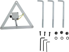 Klasická venkovní lucerna černá 200 cm IP44 - Daphne
