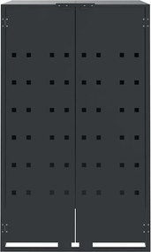 Box na 5 popelnic antracitový 345 x 79 x 117 cm ocel 3279985