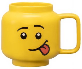 OnaDnes -20% Lego® Žlutý keramický hrnek LEGO® Silly 530 ml