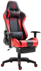 Bhm germany Herní židle Boavista, syntetická kůže, černá /červená