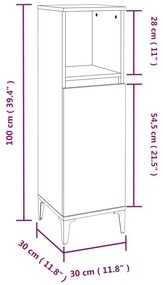 3dílný set koupelnového nábytku bílý kompozitní dřevo,  3185621