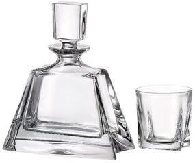 Bohemia Crystal Whisky set Kathrene 99999/00000/483 (set 1 karafa + 6