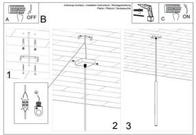 Sollux SL.1512 - Lustr na lanku PASTELO 1xG9/8W/230V krémová