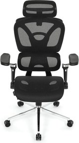Ergonomická kancelářská židle FORCE - černá síťovina