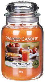 Yankee Candle Vonná Svíčka Farm Fresh Peach classic velký, 623 g
