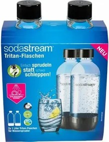 SodaStream Lahev Tritan 2 x 1l černá