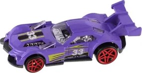 TEDDIES Auto závodní 6 ks 8 cm / Hračka / kov/plast / volný chod / od