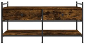 Konferenční stolek kouřový dub 99 x 50 x 50 cm kompozitní dřevo - Default Title