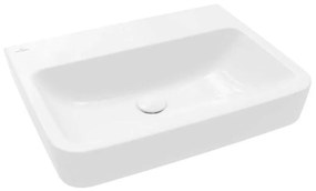 Villeroy & Boch O.novo - Umyvadlo 60x46 cm, bez přepadu, bez otvoru pro baterii, alpská bílá 4A416301