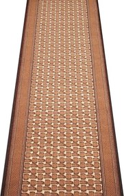 Kusový koberec GRENOBLE hnědá 67 x 350 cm