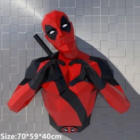 Papírové 3D puzzle Avengers 70 cm Varianta: Deadpool 2