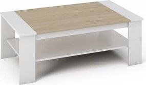 Casarredo - Komfort nábytek Konferenční stolek BARI bílá/sonoma