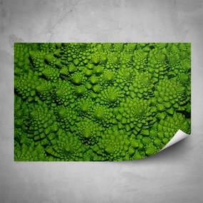 Plakát - Zelené makro (60x40 cm) - PopyDesign