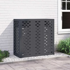 vidaXL Ochrana klimatizace Antracit 110 x 50 x 105 cm Ocel [865913]