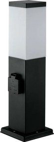 FAN I-STATION-SC2 Sloupkové svítidlo STATION antracit, 2xSCHUKO 15 A, 2500 W, 30x12x12 cm - FANEUROPE