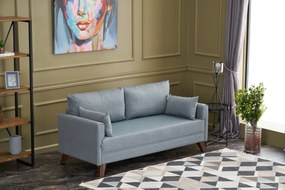 Atelier del Sofa 2-místná pohovka Bella Soft İkili Koltuk - Blue, Modrá