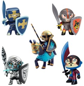 Balíček Arty Toys velký - rytíři Drak & Flow & Furious & Ninjo & Dark blue