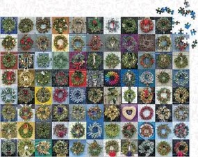 GALISON Puzzle Věnce / 1000 dílků / rozměr 69 × 51 cm