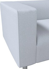 Potah na pohovku IKEA  Klippan 2-místná barva modrá látka pletený vzor