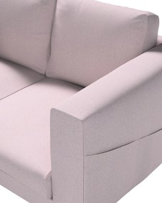 Potah na pohovku IKEA Norsborg 2-místná barva růžová látka pletený vzor
