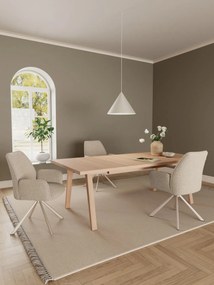 ACTONA Jídelní stůl A-LINE světle hnědý 210x100 cm