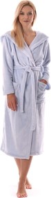 Župan s kapucí Siena unisex světle šedá 31 56 9151 - M
