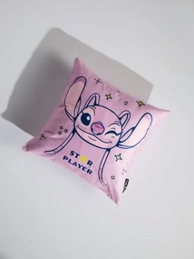 Sinsay - Povlak na polštář Lilo & Stitch - pastelová růžová