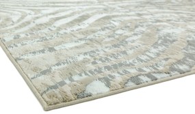 Šedý  koberec Ston Zebra Rozměry: 80x150 cm