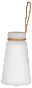 Bílo-hnědá LED stolní lampa (výška 20 cm) Bruno – Fischer &amp; Honsel