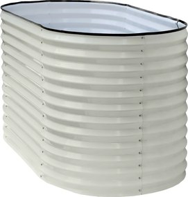 Vyvýšený záhon, béžová, ocel, SADAN TYP 1