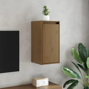 Nástěnné Skříňky 2 Ks Medově Hnědé 30X30X60 Cm Masivní Borovice