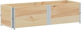 Zahradní truhlík 150x50 cm masivní borové dřevo 3295407