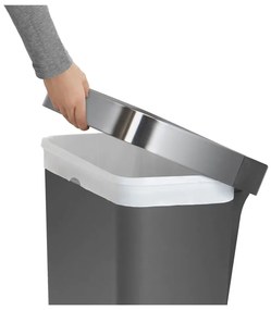 Pedálový plastový odpadkový koš 45 l - simplehuman