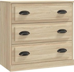 Příborníky 3 ks dub sonoma kompozitní dřevo 3185218