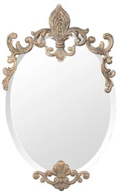 Zrcadlo ve zlatém rámu - 33*3*52 cm