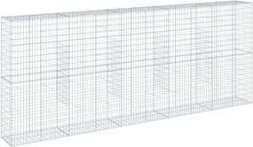 Gabionový koš s víkem 500 x 50 x 200 cm pozinkované železo 3295170