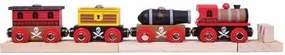 Bigjigs Rail Pirátský vlak + 3 koleje / od 3 let