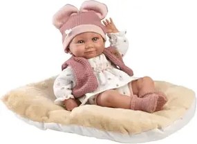 Llorens 73816 NEW BORN HOLČIČKA - realistická panenka miminko s celovi