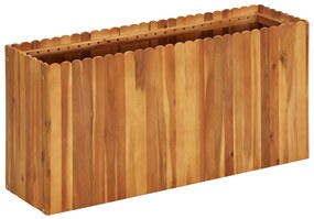 Zahradní vyvýšený záhon 100 x 30 x 50 cm masivní akáciové dřevo - Default Title