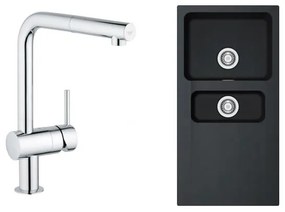 Set kuchyňská baterie Grohe Minta 32168000, dřez Tectonite Franke Orion 1140286461