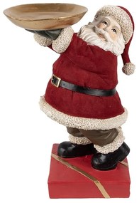 Vánoční dekorace Santa s miskou - 17*13*26 cm