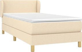 vidaXL Box spring postel s matrací 80 x 200 cm textil [3126602] Barva: světle šedá