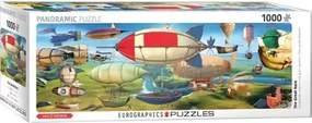 EUROGRAPHICS Panoramatické puzzle Velký závod / 1000 dílků / 99 x 33 c