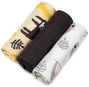 T-tomi Tetra pleny High quality s potiskem 70x70 cm Sloths